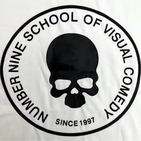 fast fashion | Shirts | Number Nine School Of Visual Comedy White ...